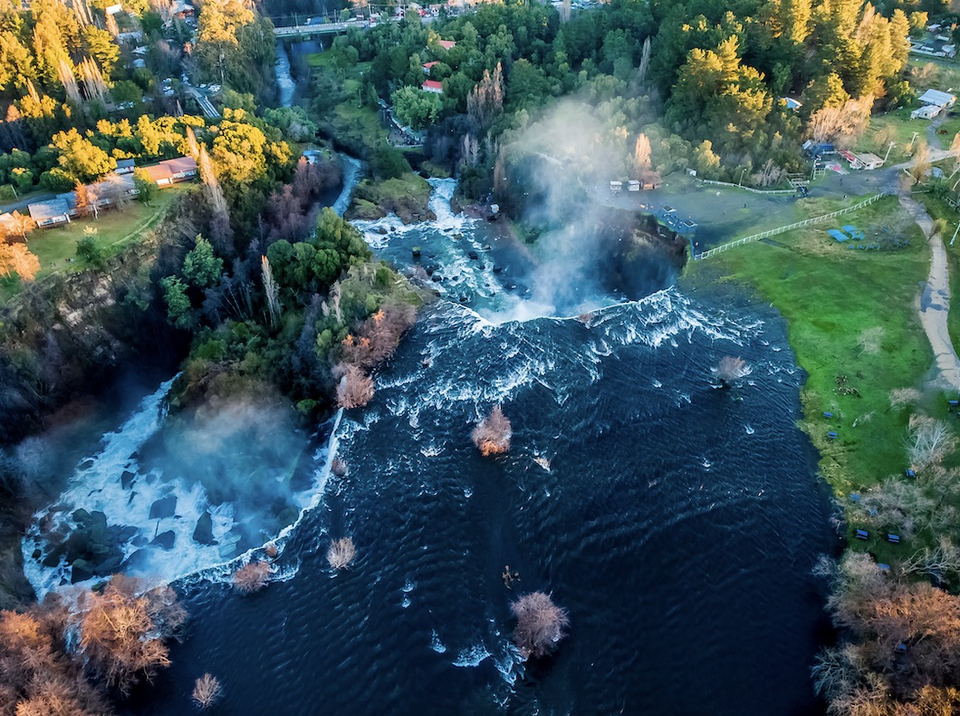 Salto del Laja Chile - foto aérea