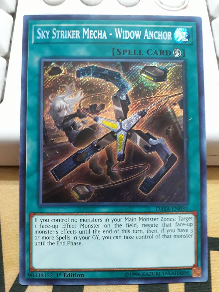 Sky Striker Mecha - Widow Anchor - DASA-EN034 - Secret Rare