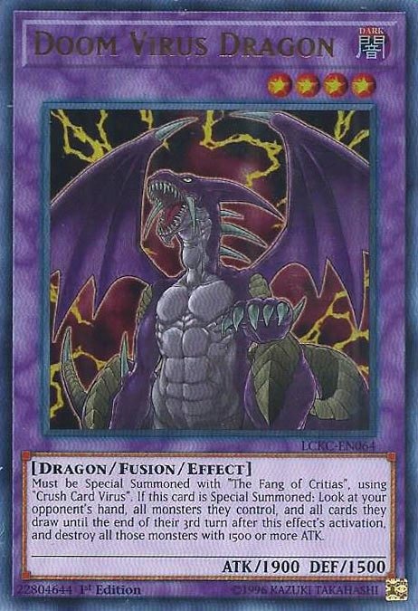 Doom Virus Dragon - LCKC-EN064 - Ultra Rare (español)
