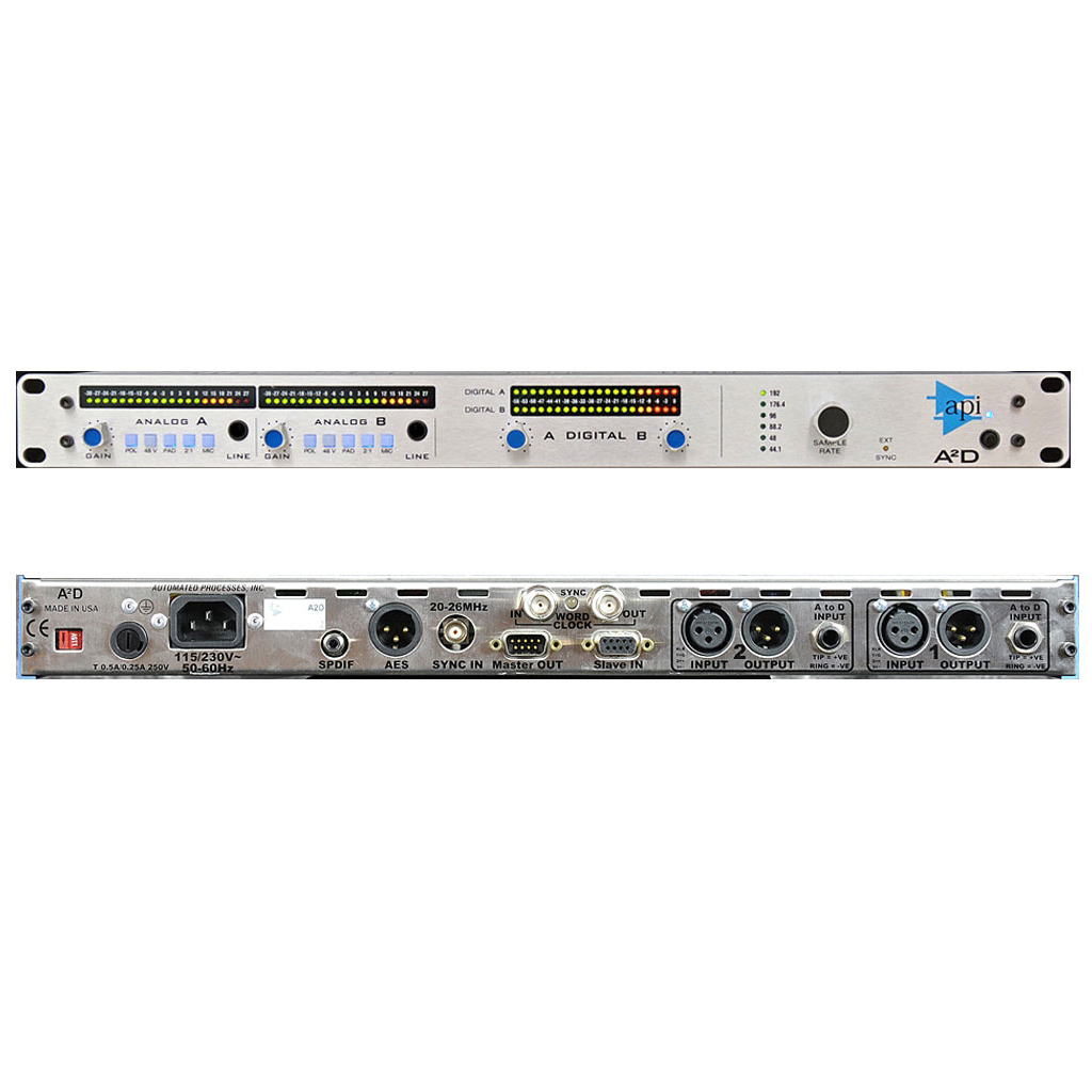 API A2D CONVERTIDOR AD / PREAMPLIFICADOR DE MICRÓFONO DUAL