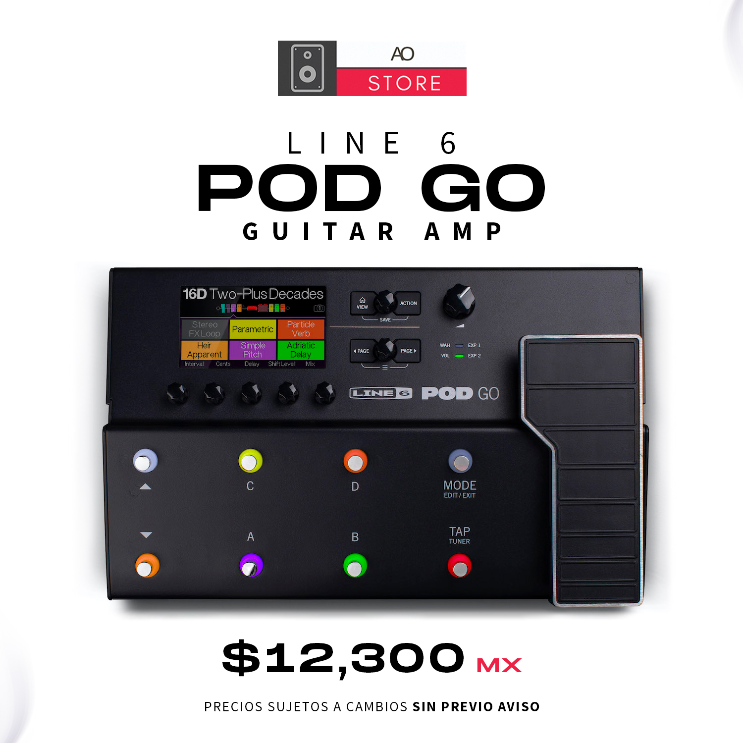 Line 6 POD GO Pedal Multiefectos