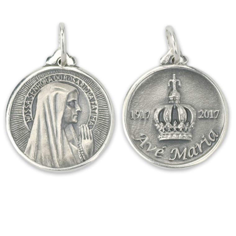 Medalha Avé Maria - Prata 925
