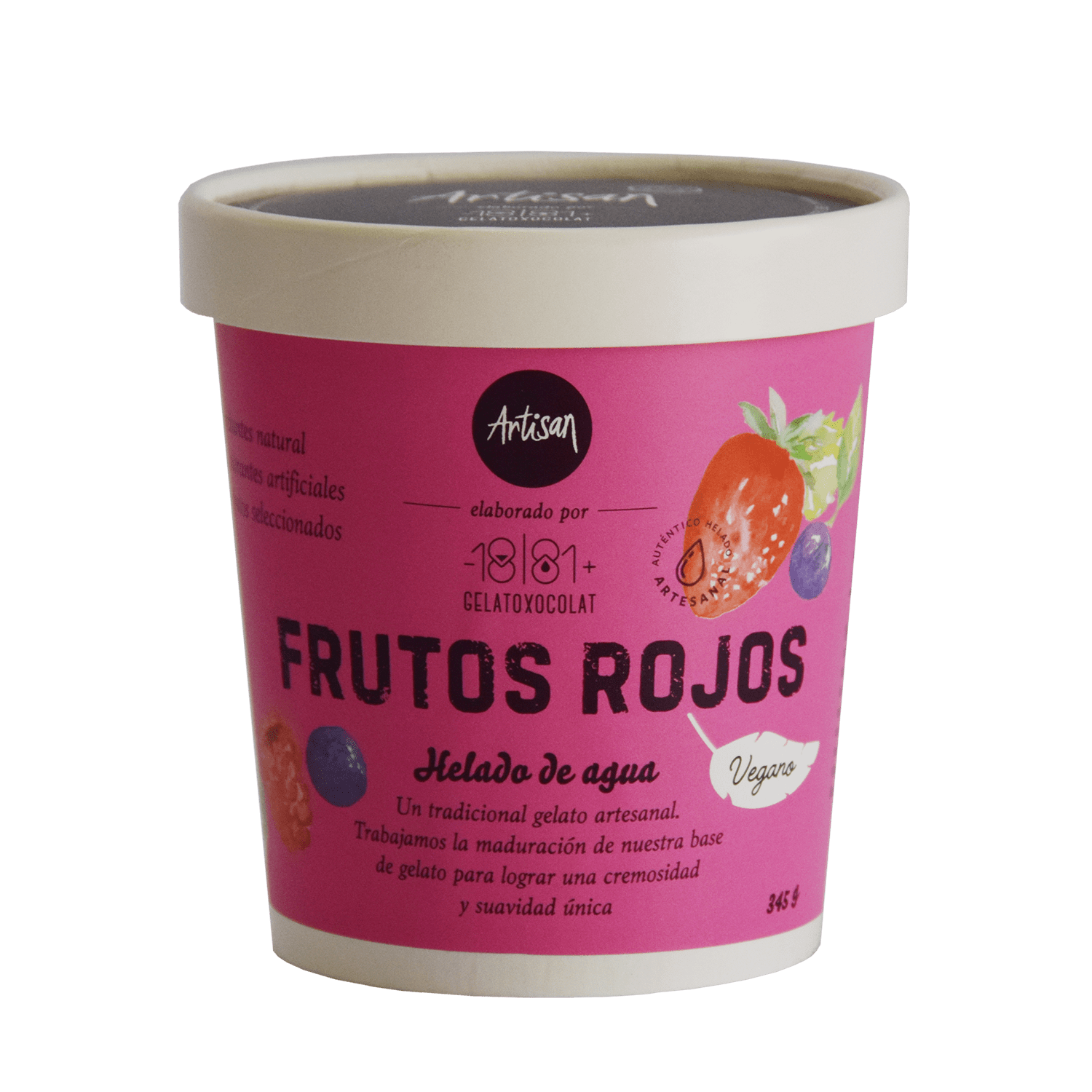 Helado Frutos Rojos