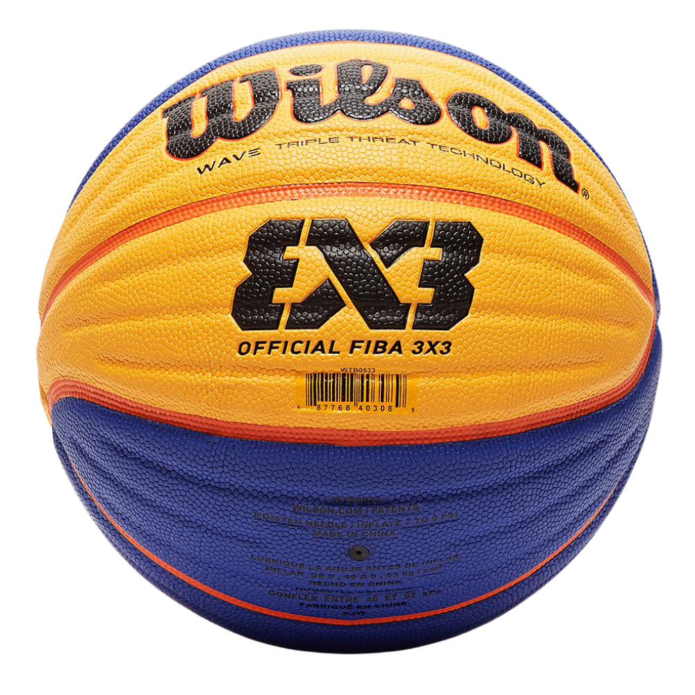 Balón Basketball Wilson FIBA 3x3 Game Pelota Tamaño 6