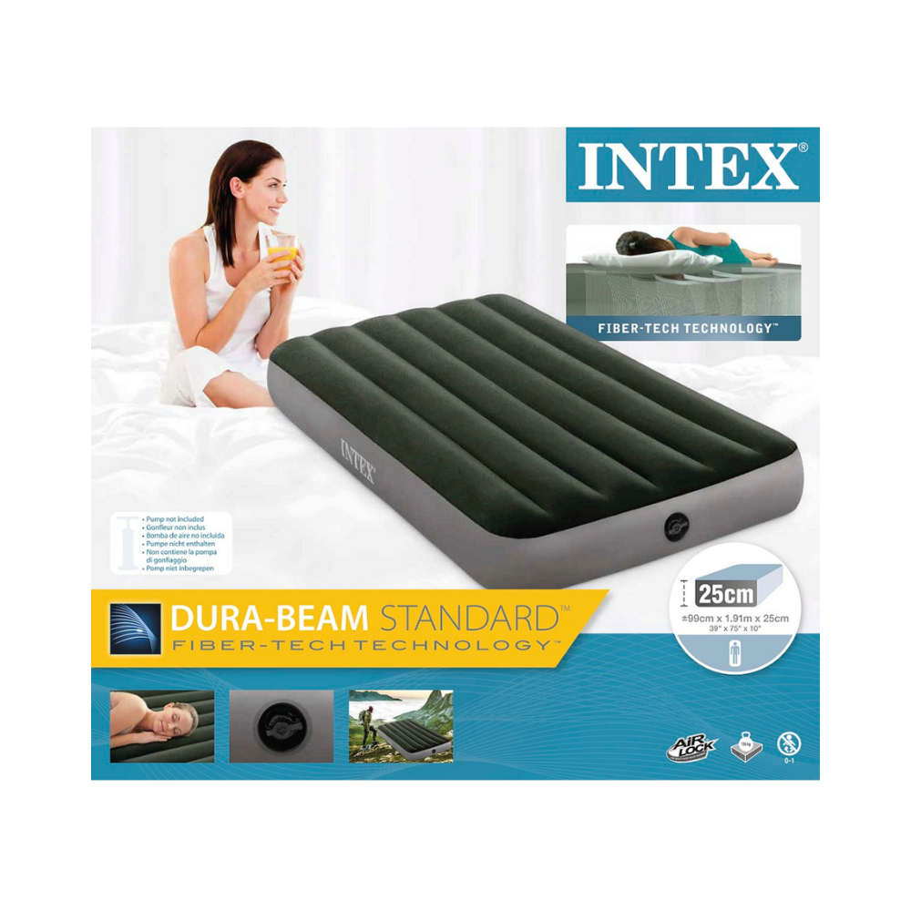 Colchón Inflable Intex 1,5 Plazas 99x191x25 Cm Prestige D...