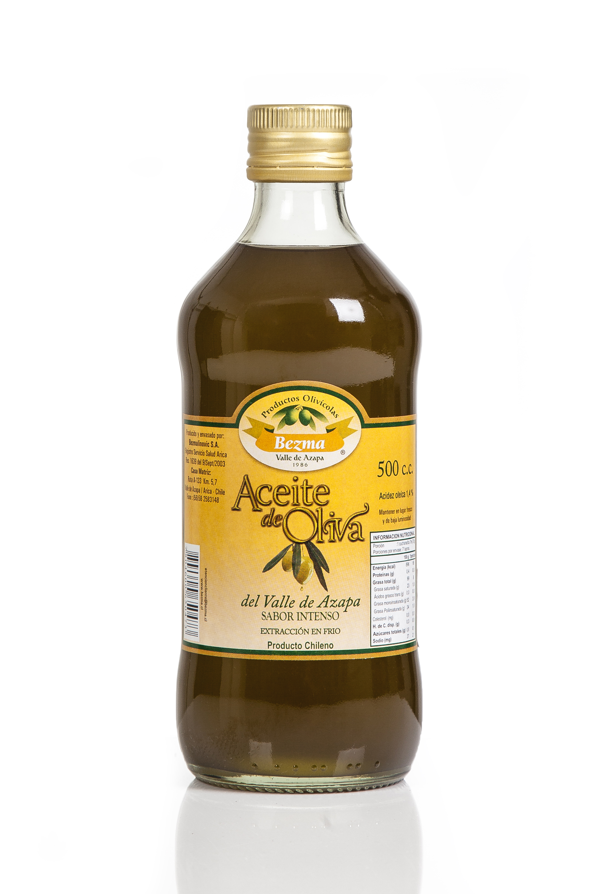 Aceite Sabor Intenso Bot. 500cc. | Bezma