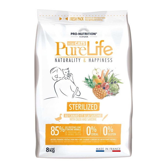 PURE LIFE GATO STERILIZED 2 KG