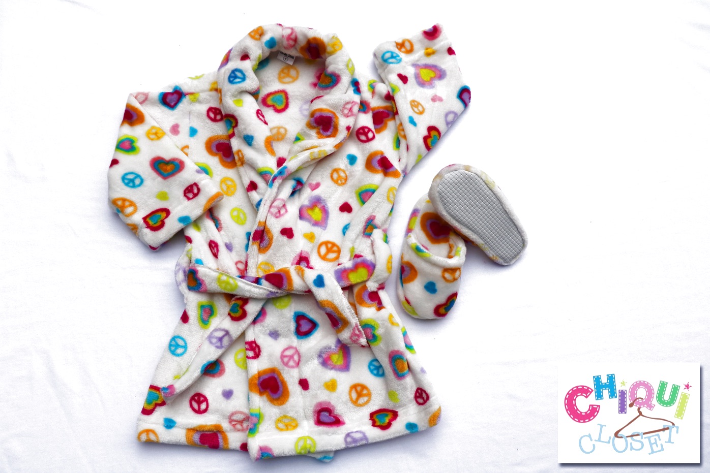 Bata estampada corazones