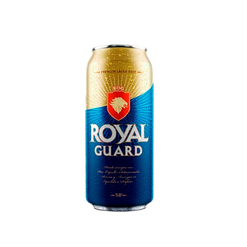 Caja Cerveza Royal Guard Lata 470cc Precio Oferta Chile
