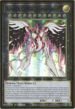 Number C1000: Numerounius - MGED-EN031 - Premium Gold Rar...