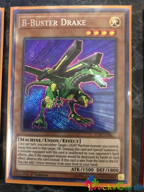 B-Buster Drake - LCKC-EN020 - Secret Rare 1st Edition