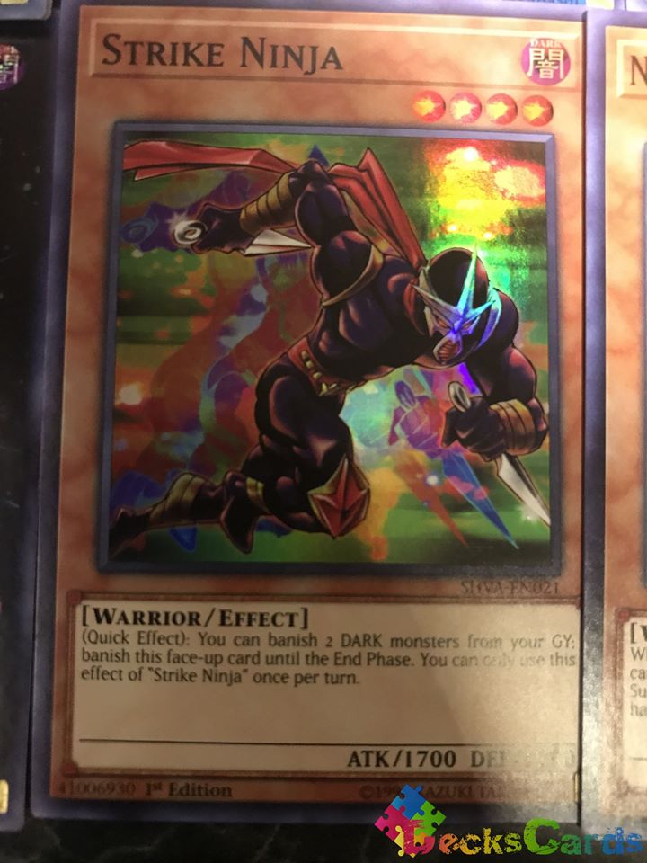 Strike Ninja - SHVA-EN021 - Super Rare 1st Edition