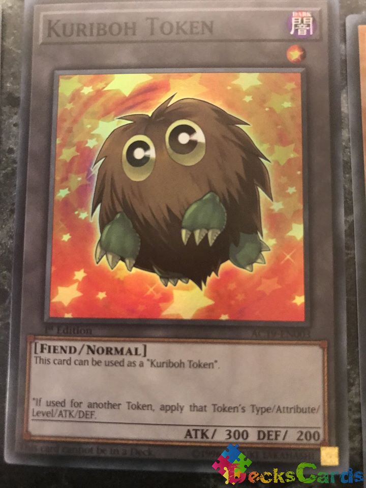 Kuriboh Token - AC19-EN003 - Super Rare 1st Edition