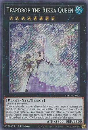 Teardrop the Rikka Queen - SESL-EN022 - Secret Rare 1st E...