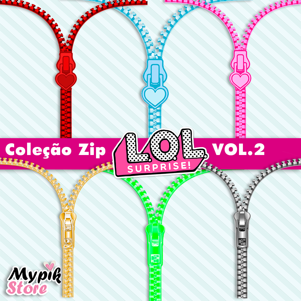 Super Kit Digital Ziper LOL Surprise - Scrapbook | Mypik Store | Scrapbook