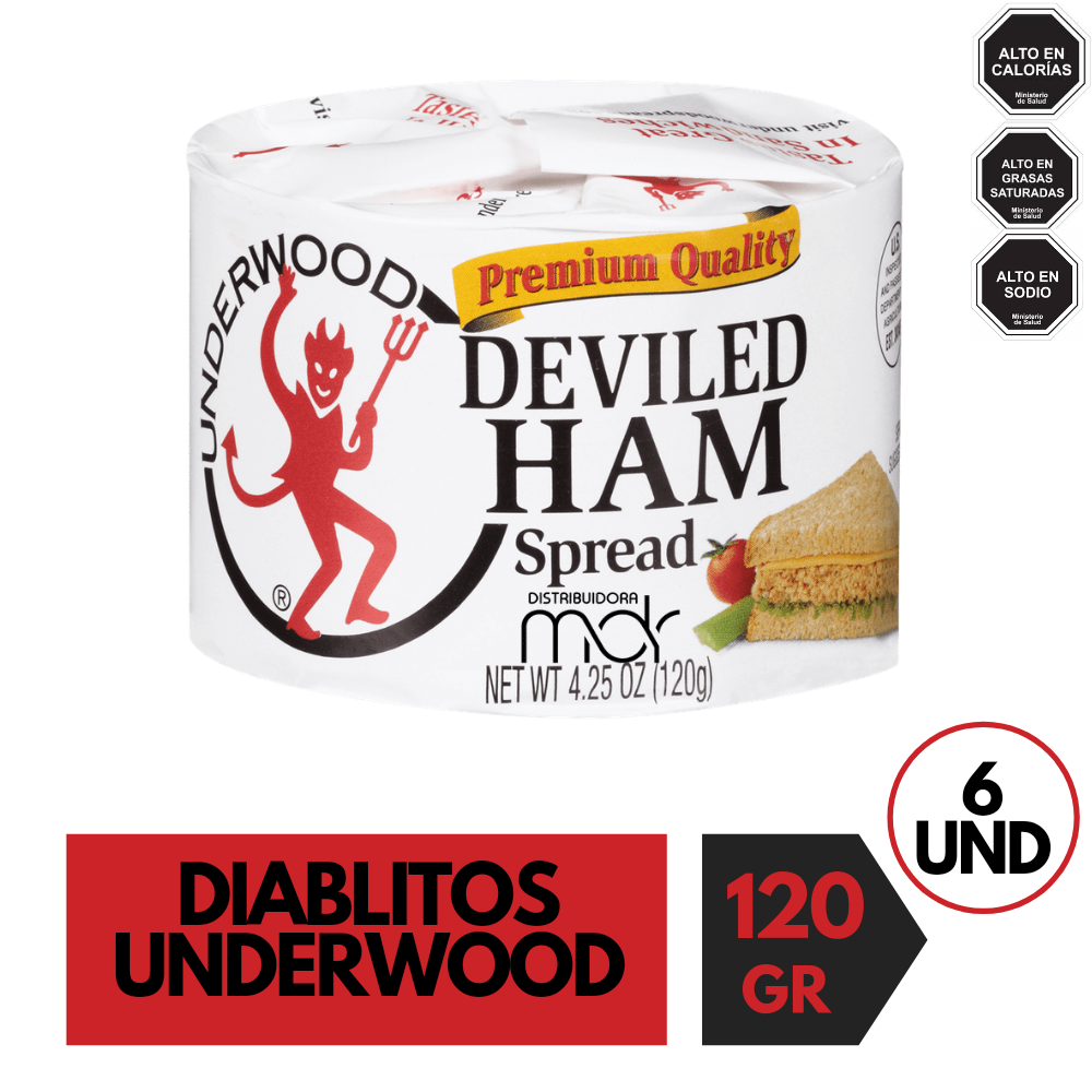 JAMON ENDIABLADO DIABLITOS UNDERWOOD 120 GR