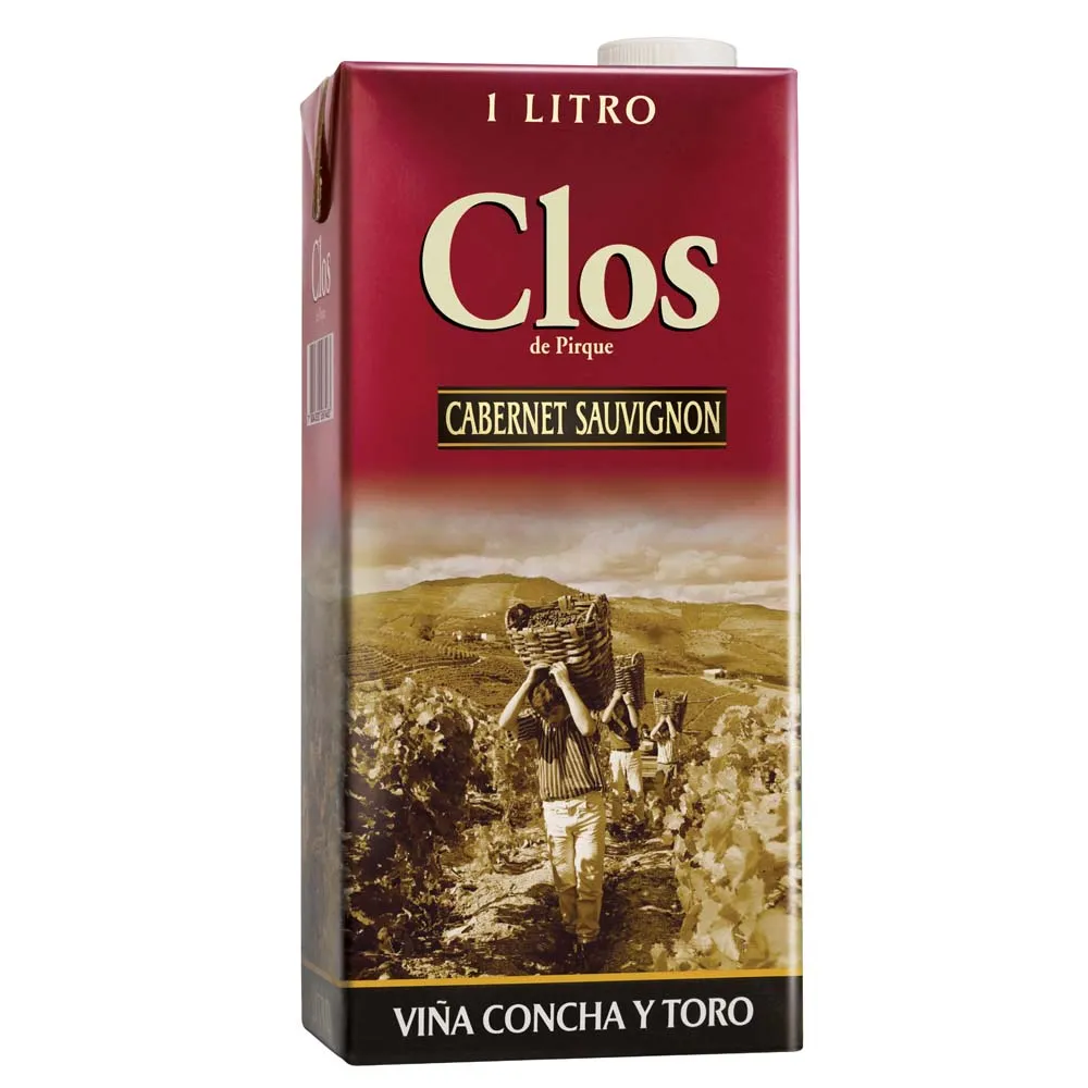 VINO CLOS 1 LT TETRA TINTO X DISPLAY (12 UNIDADES)