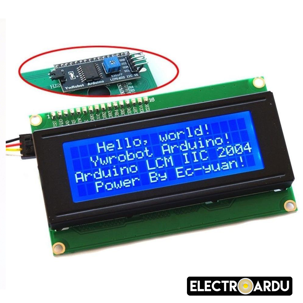 LCD 2004A 20x4 Azul 5v