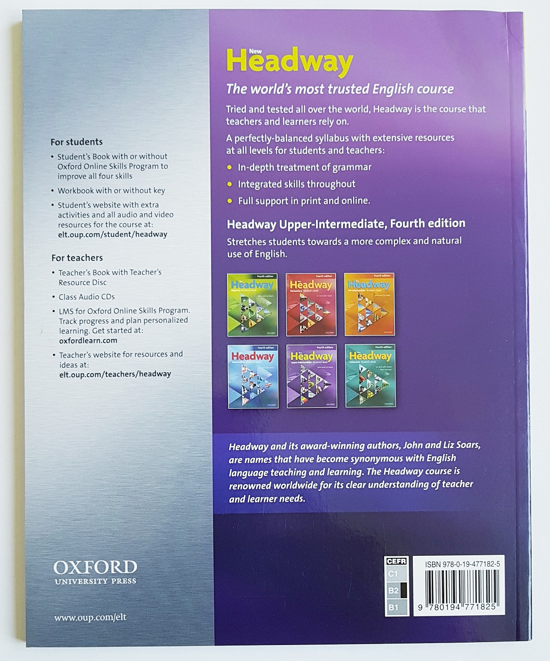 Libro New Headway Upper-Intermediate Student's book 4th Ed