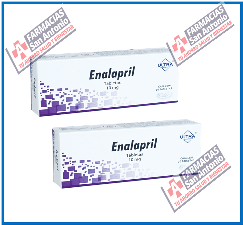 Enalapril 10mg 30tabletas Promocion
