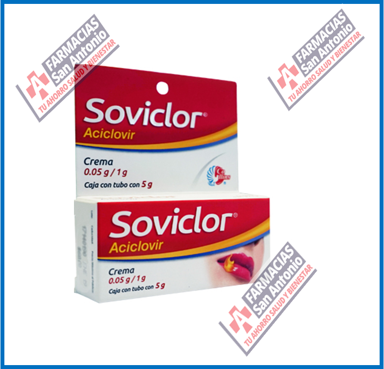 Soviclor Aciclovir crema 0.05/ 1g