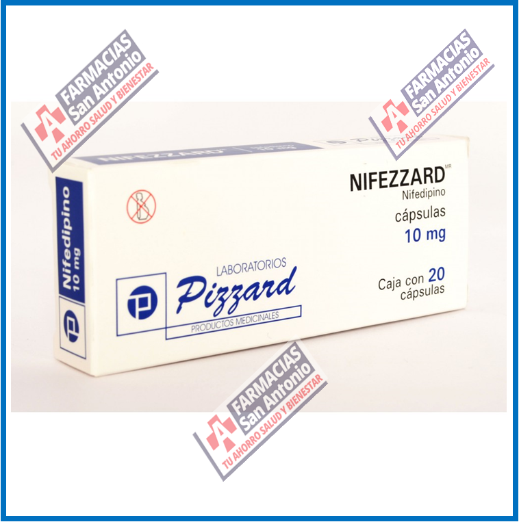 NIFEZZARD NIFEDIPINO 10mg (20 capsulas )