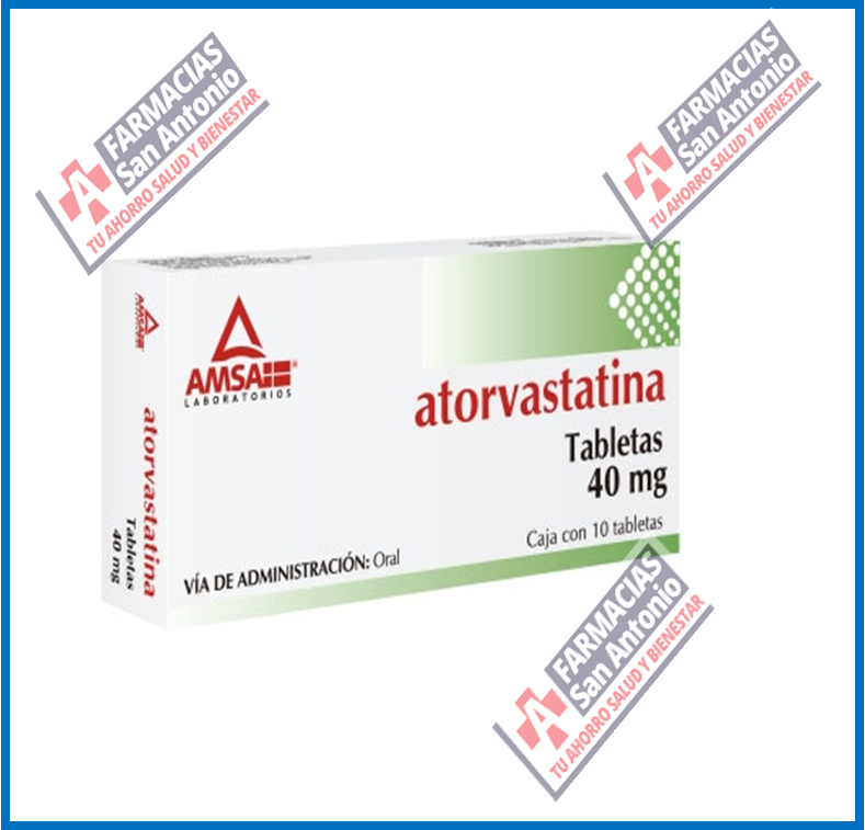 ASTORVASTATINA 40 mg 10 tabletas Promoción