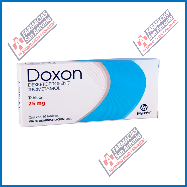 DEXKETOPROFENO 25 MG 10 TABLETAS