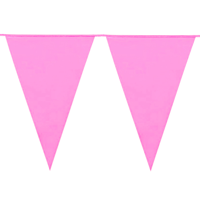 GUIRNALDA 10 BANDERINES ROSADOS 1 UNI