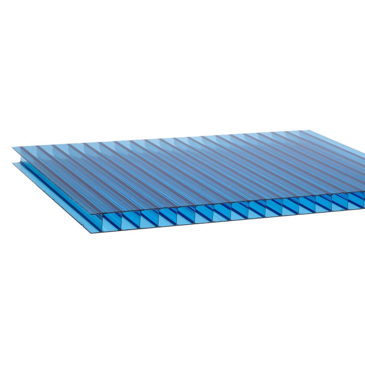 Policarbonato Alveolar 6mm 2.10m x 5.80m Azul Cod: PLP06...