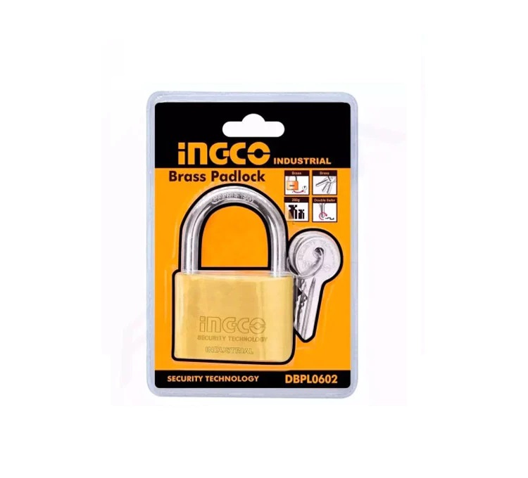 CANDADO BRONCE 60 MM INGCO DBPL0602
