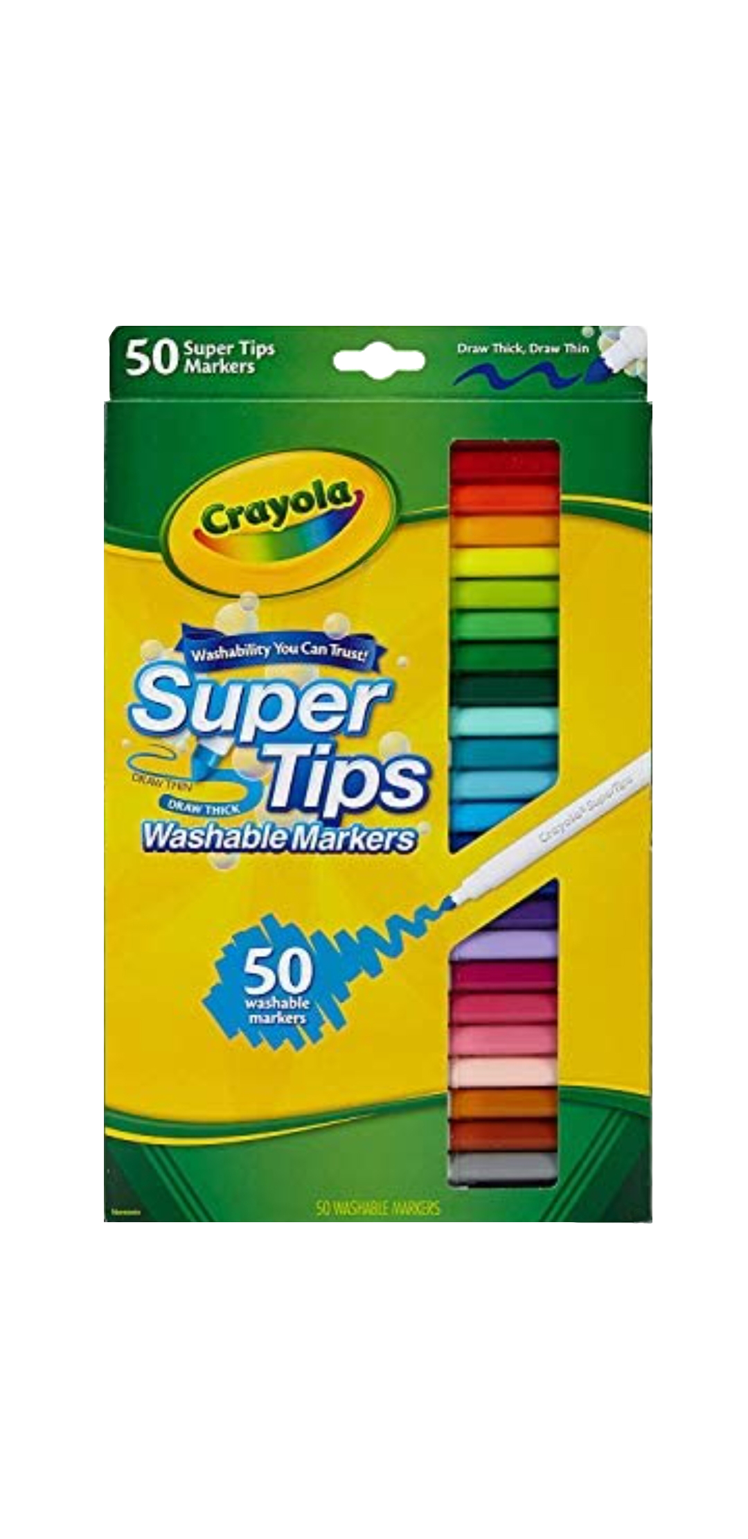 MARCADORES CRAYOLA 50 UNIDADES, SUPER TIPS