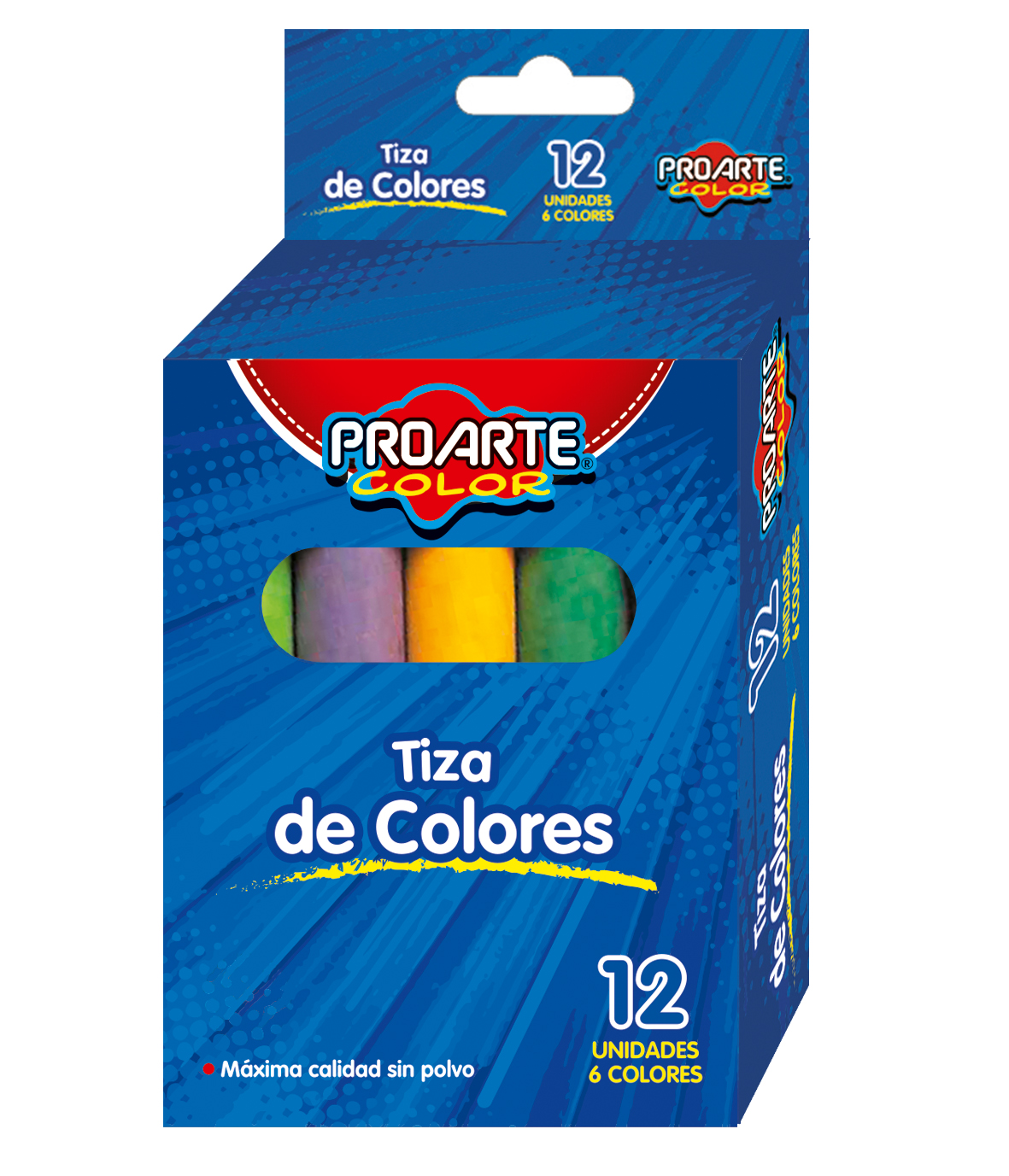 Tiza 12 Colores Proarte