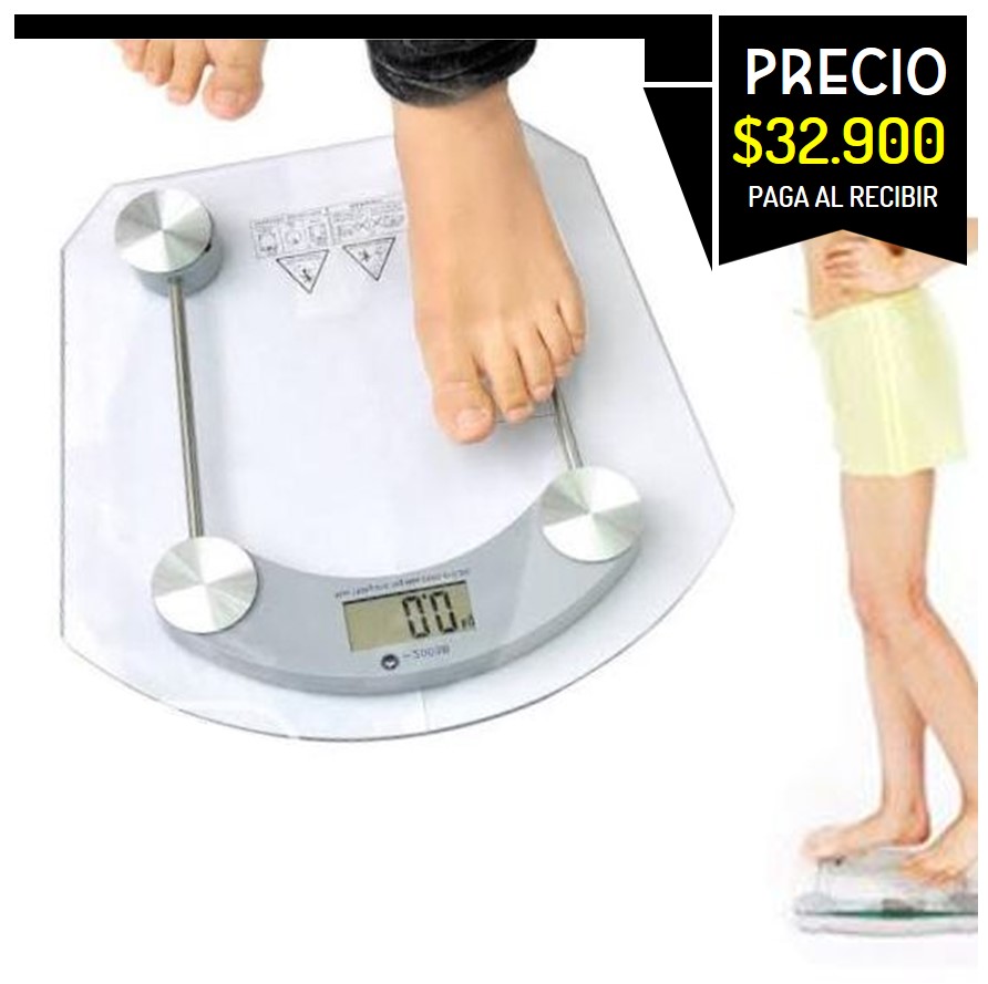Bascula scale pesa en vidrio templado para baño consultor...