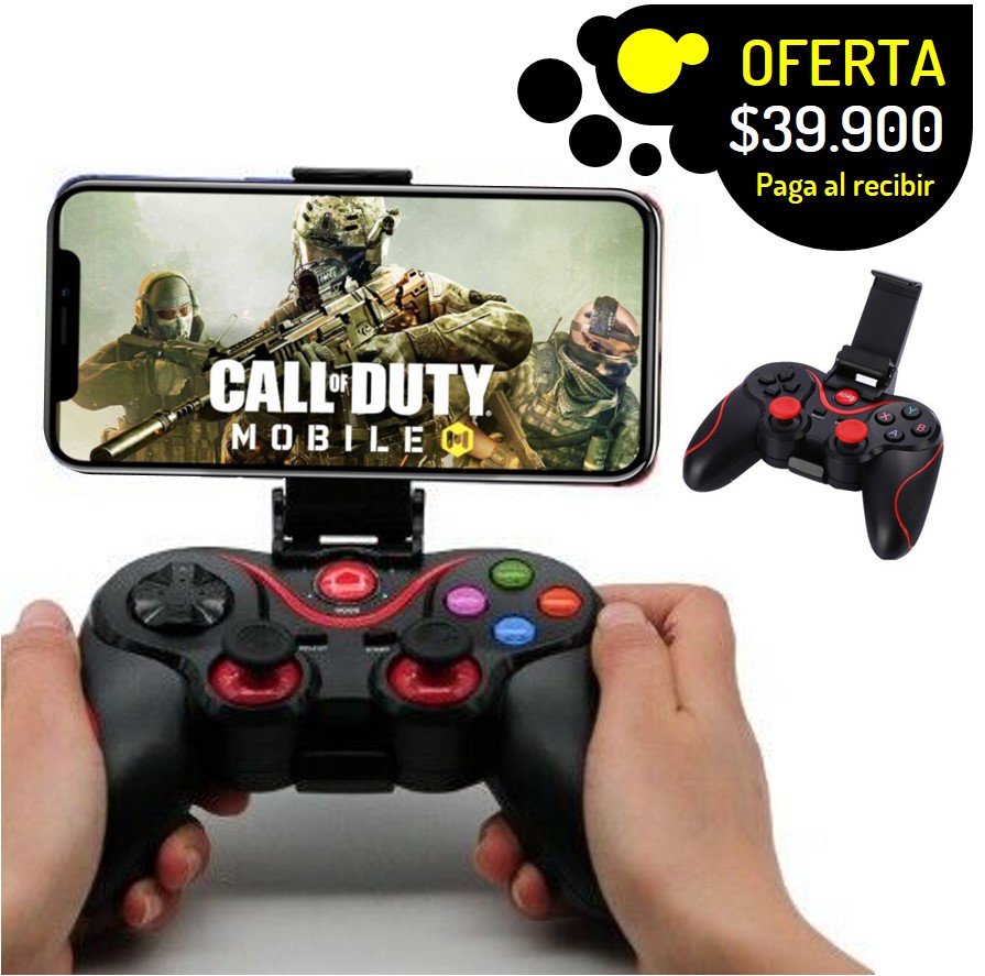 Control gamepad bluetooth X3 para juegos emuladores y apl...