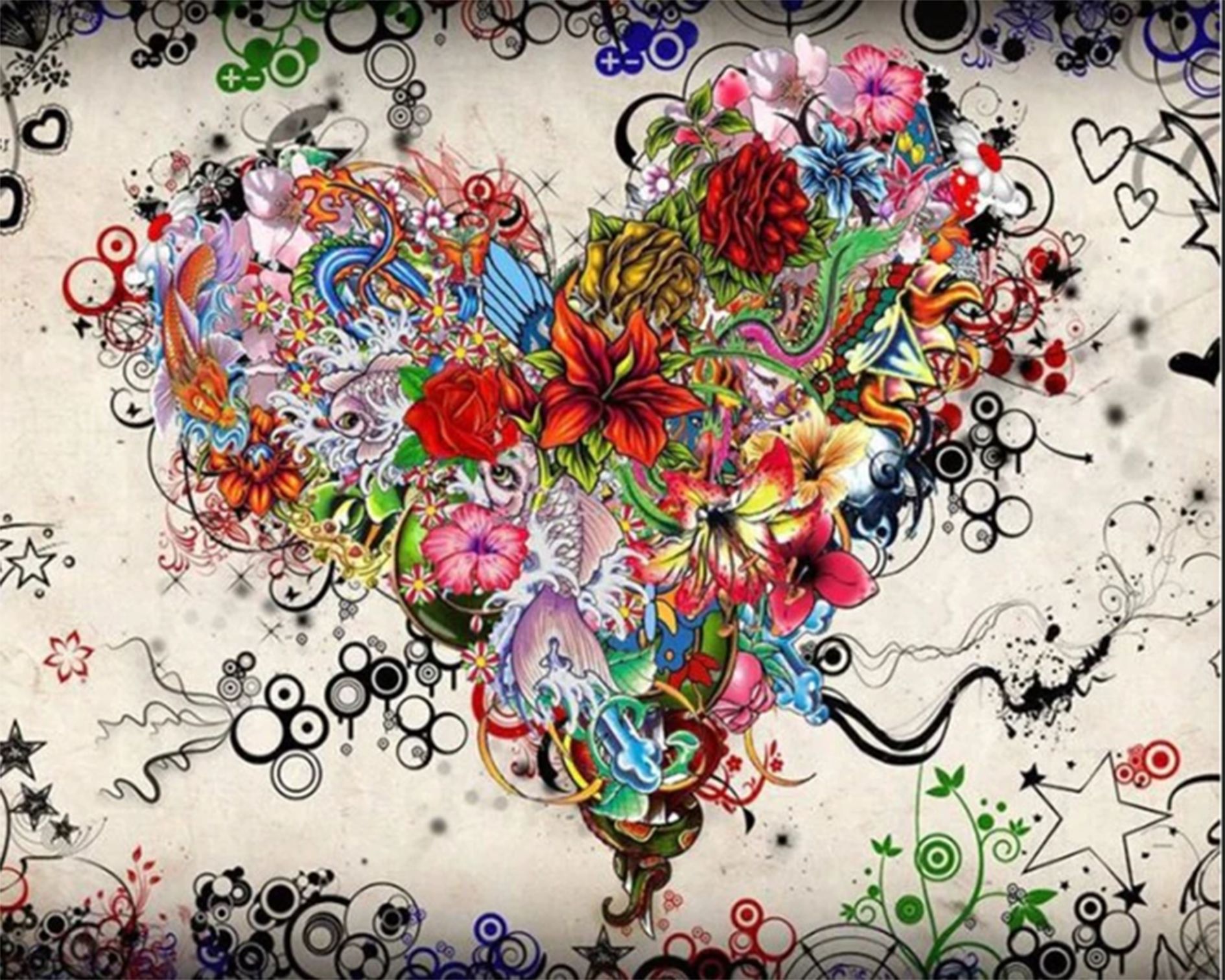 Diamond Painting Corazón (40x50cm)