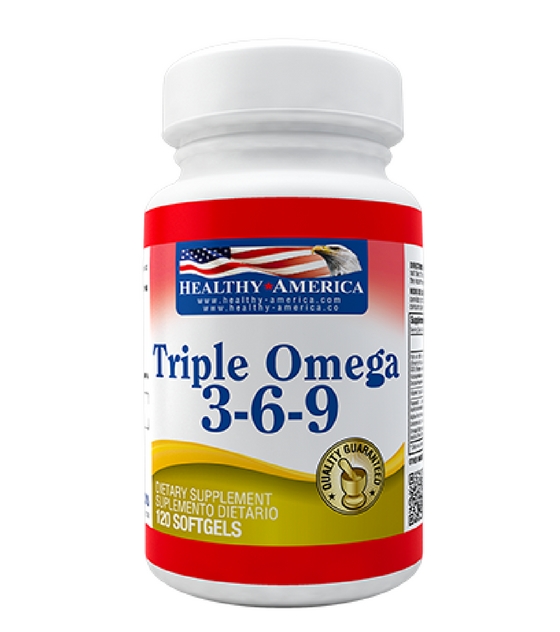 Triple Omega 3-6-9 120 softgel Healthy America