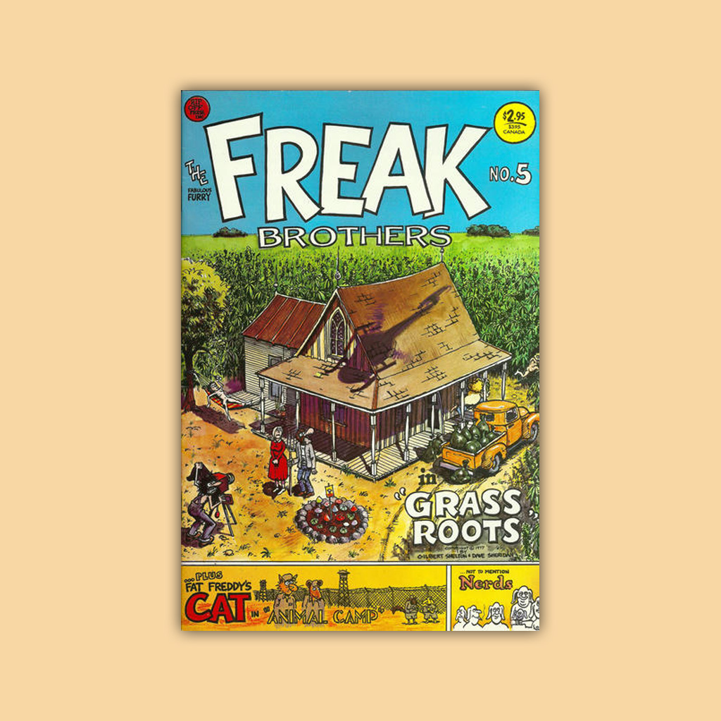 The Freak Brothers 5 5th printing 1988