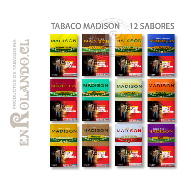 Tabaco Madison Menta | Enrolando.cl | Desde $5.490