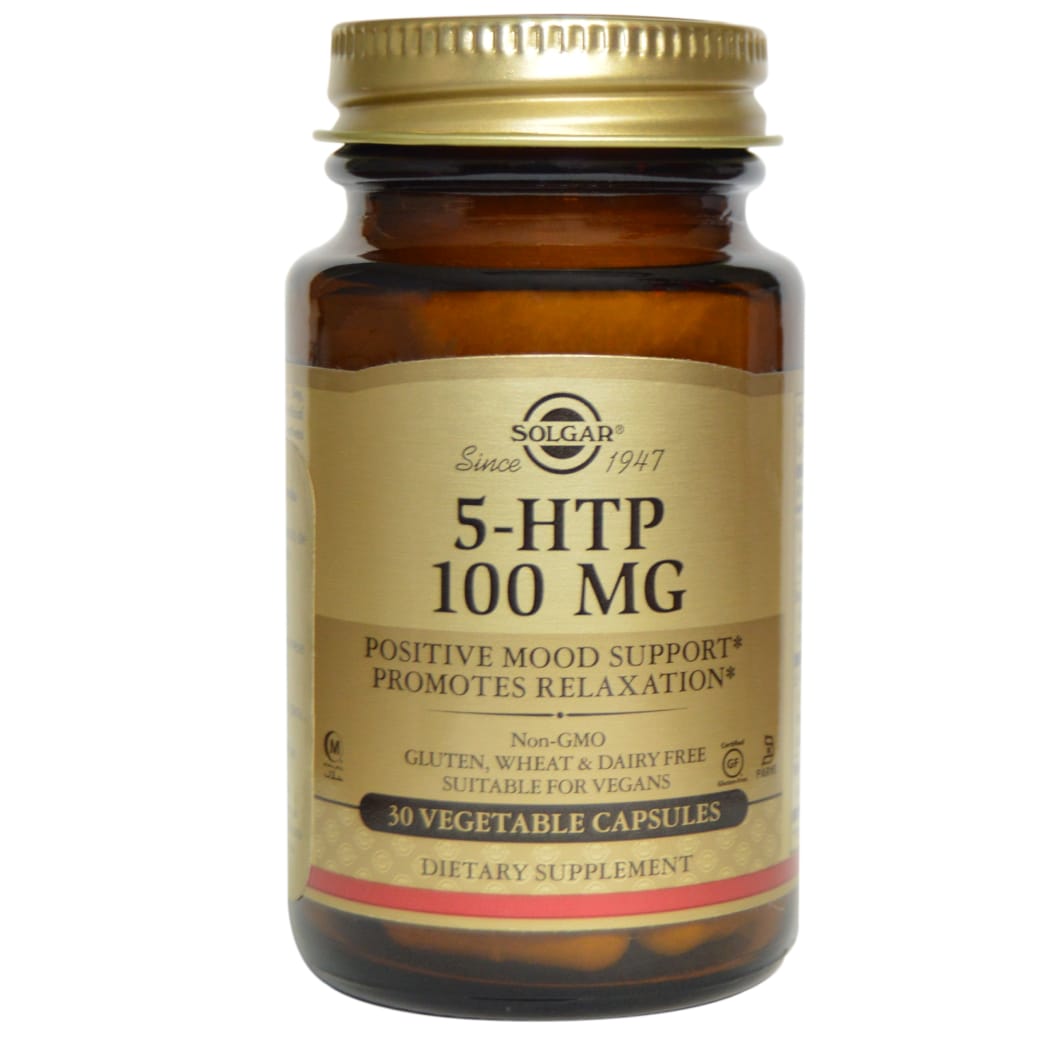 5-Htp 100 Mg X 30 Cáps Solgar