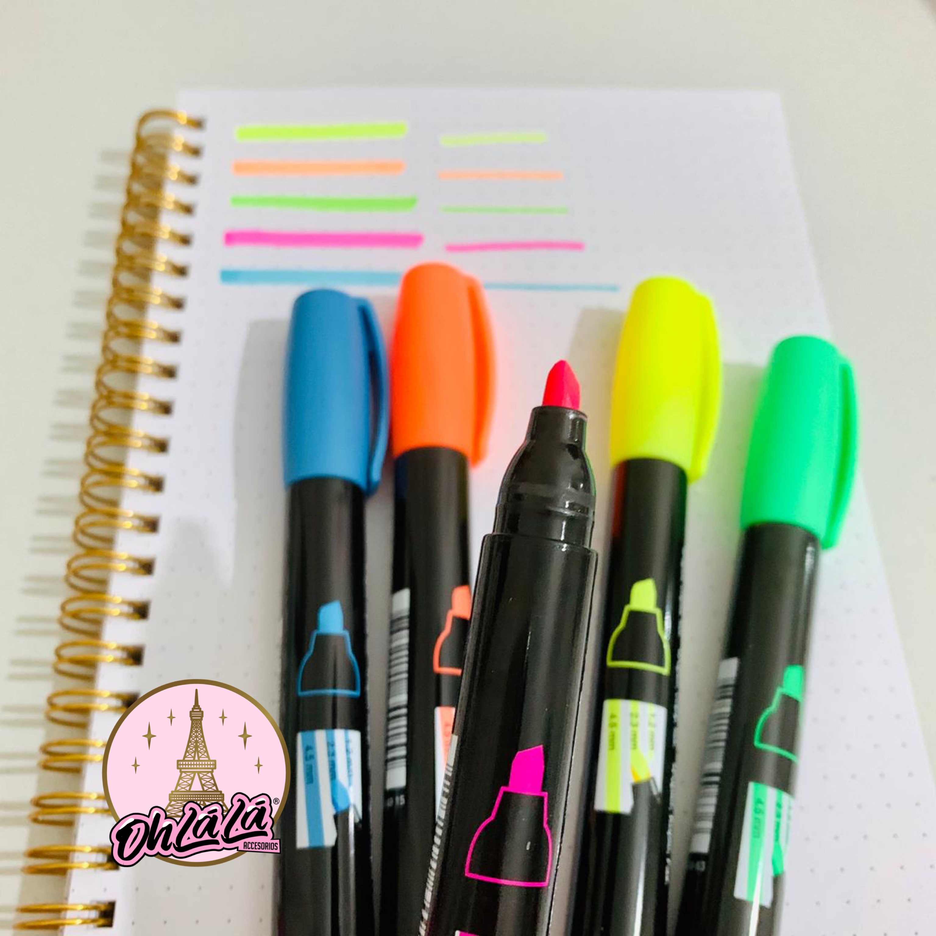 Destacadores por unidad