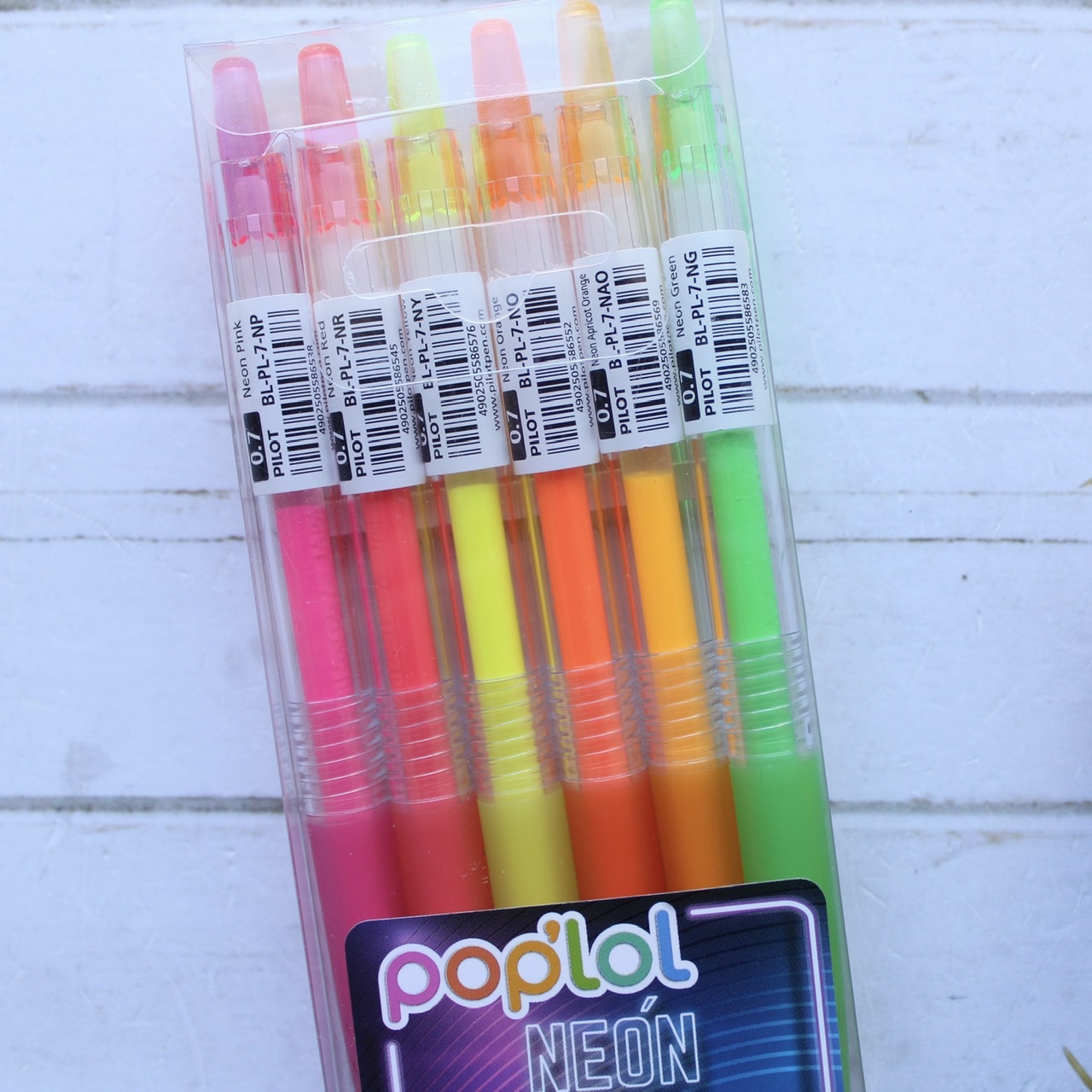 Set POPLOL Neón 6 Unidades PILOT