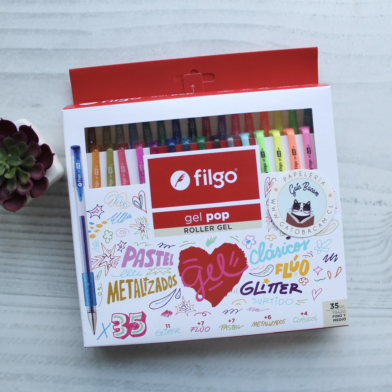 Set 35 Roller gel pop Filgo