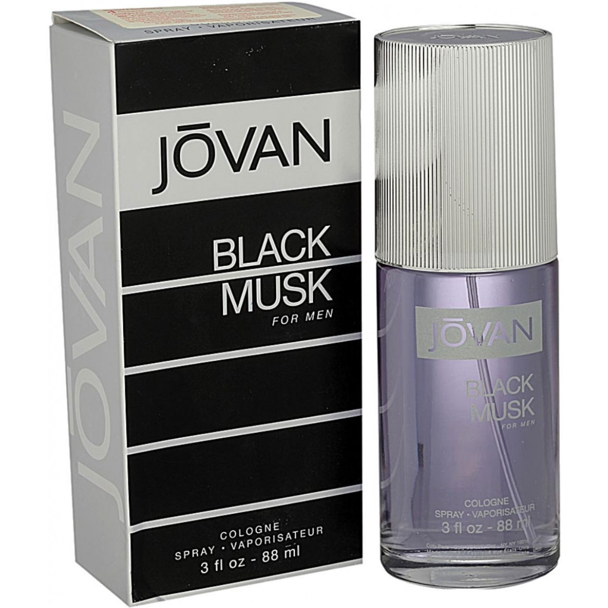 Jovan Black Musk para hombre / 90 ml Cologne Spray