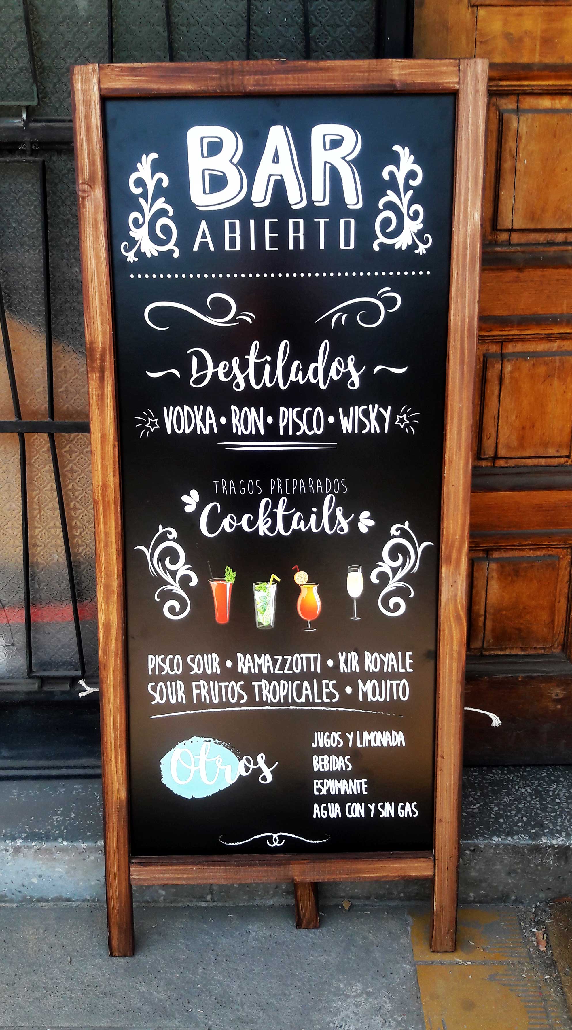 Pizarras Para Bares