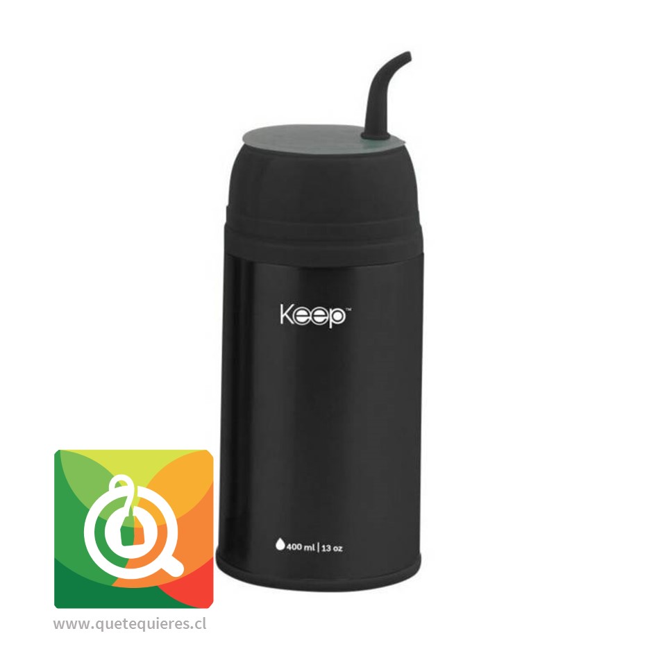 Keep Matero Termo Autocebable Negro & Qué Té Quieres