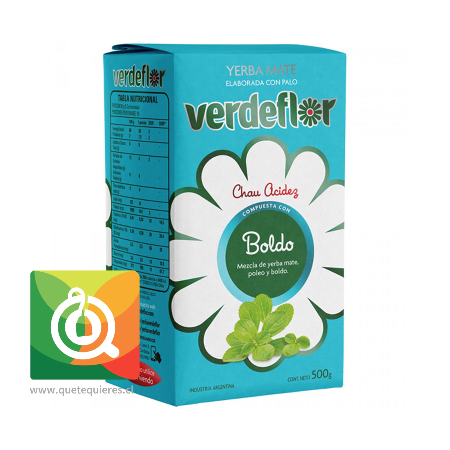 Yerba Mate Verdeflor Boldo & Qué Té Quieres