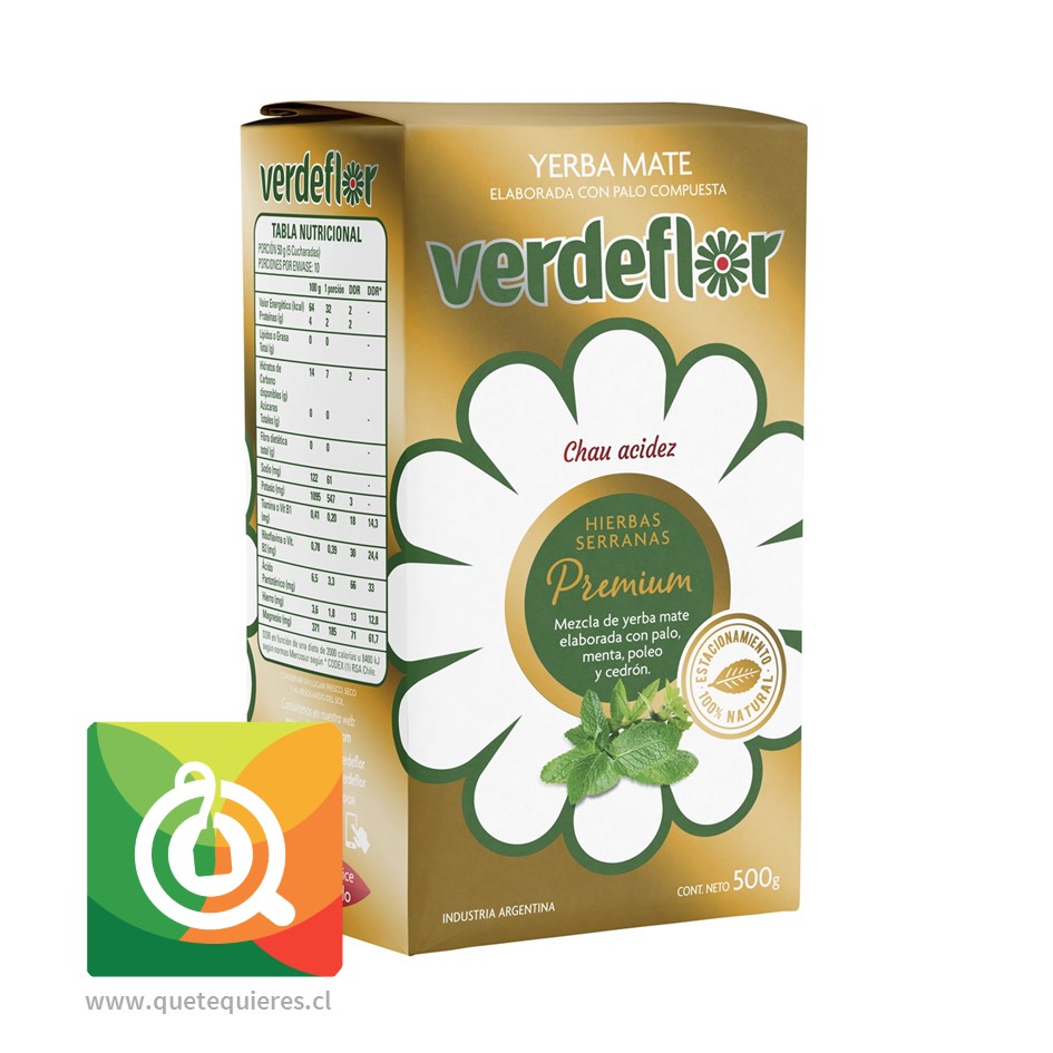 Verdeflor Yerba Mate Premium 500 gr & Qué Té Quieres