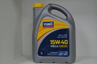 Aceite Yuko 15W40 Mega Diesel 5L. Bencina, Diesel Mineral