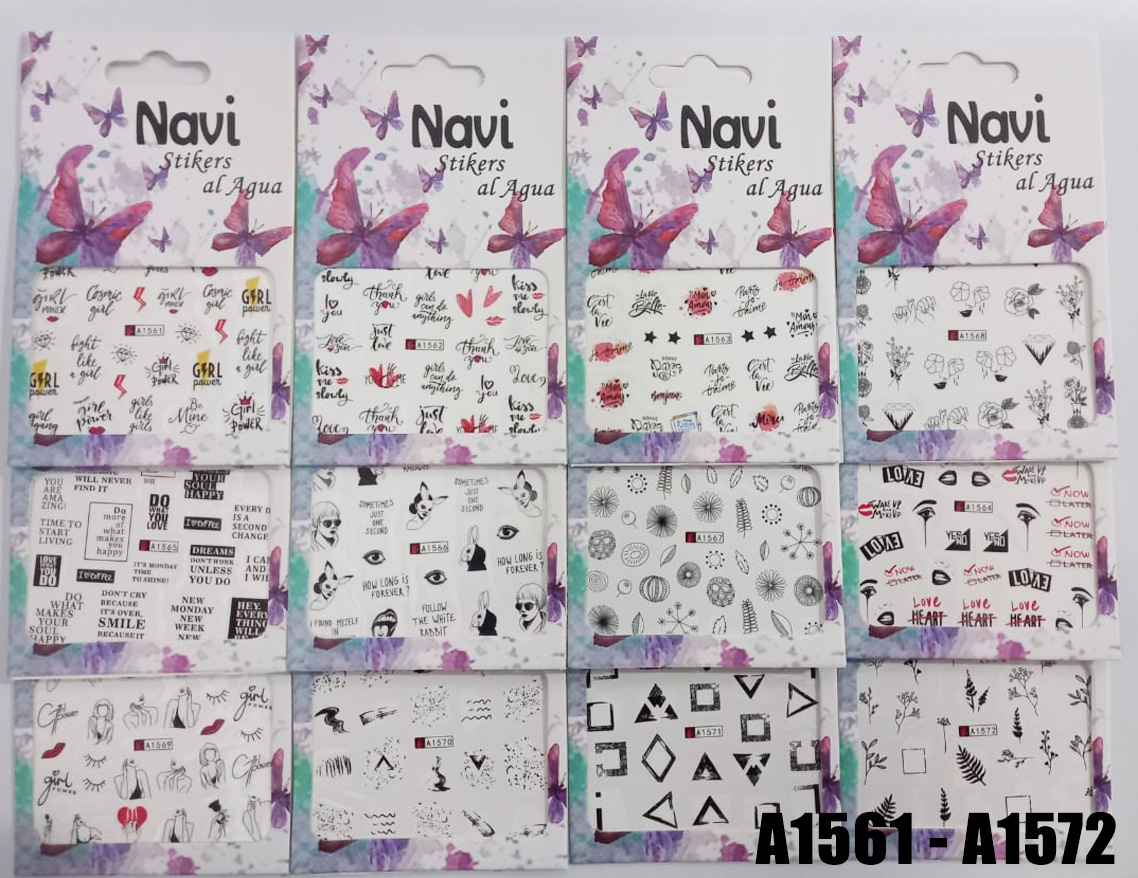 Stickers Navi x12 Unidades.